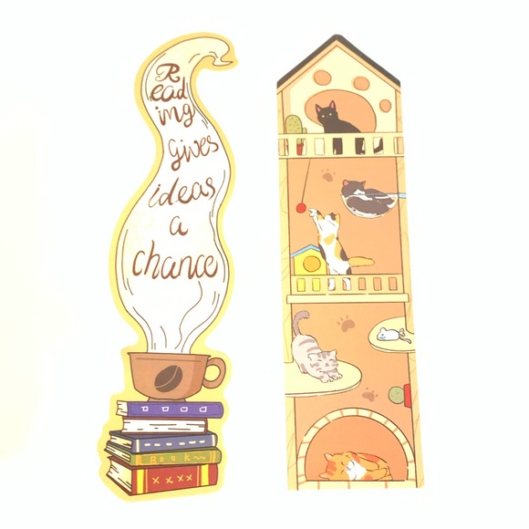 Other | Cat And Book Themed Bookmarks | Poshmark
